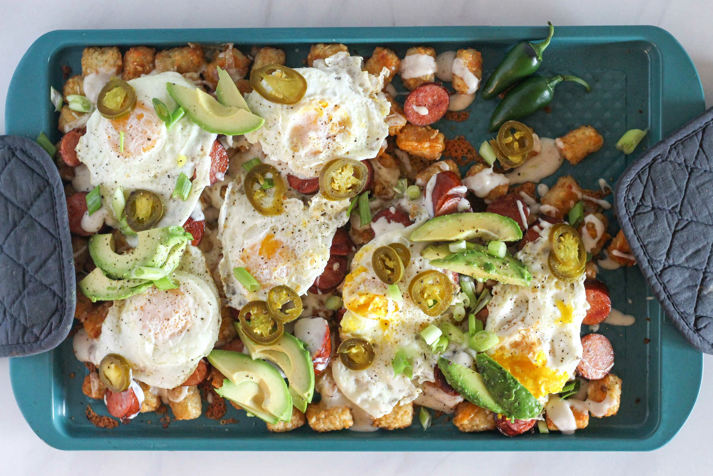 Sheet Pan Brunch Totchos | Command Cooking