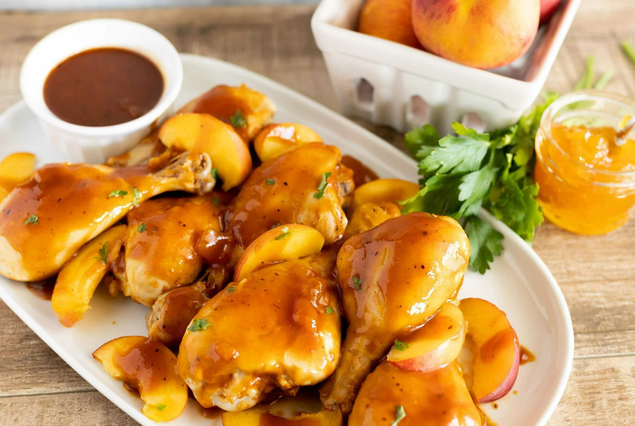 Easy-Peasy Peachy Barbecue Chicken | Command Cooking