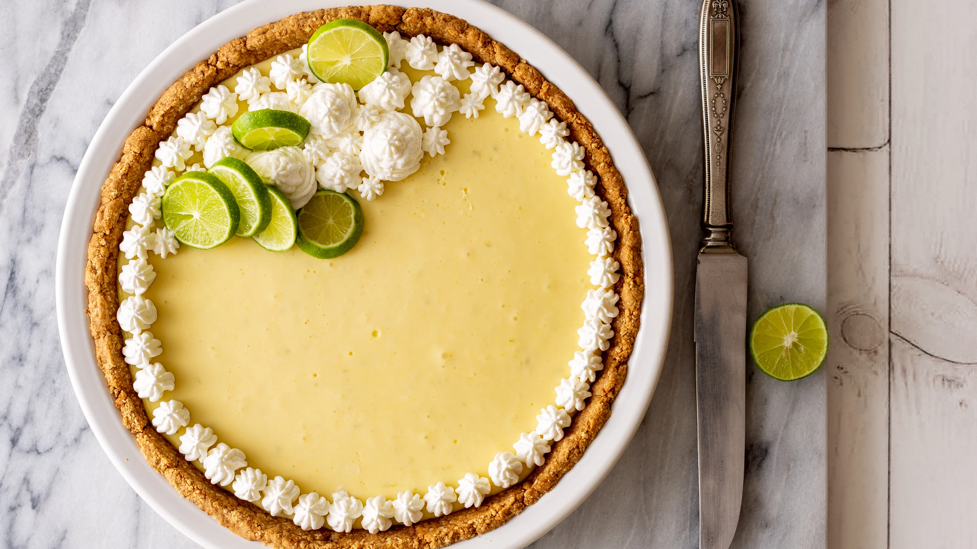 Skinny Key Lime Pie | Command Cooking