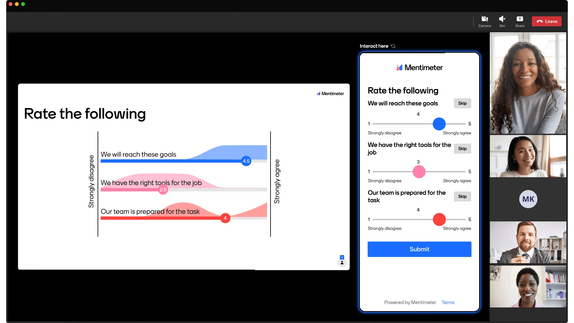 Live Polls, Quizzes and Q&As in Microsoft Teams - Mentimeter
