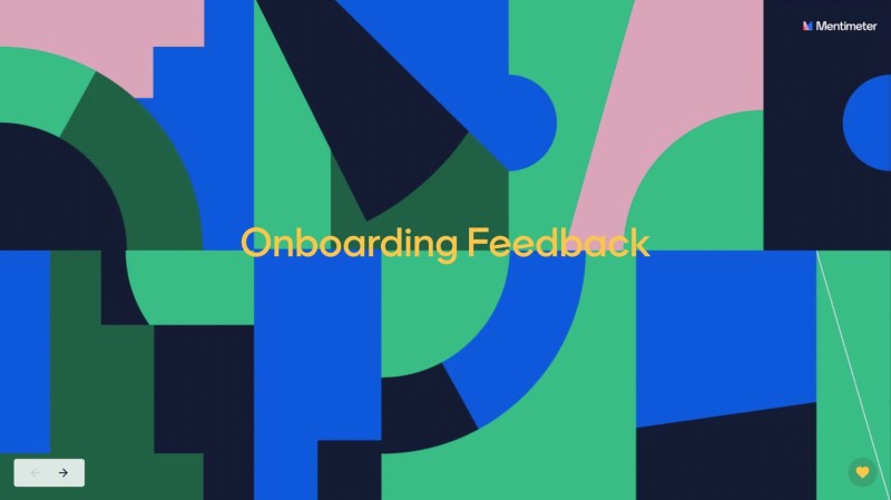 Onboarding Feedback Survey - Mentimeter