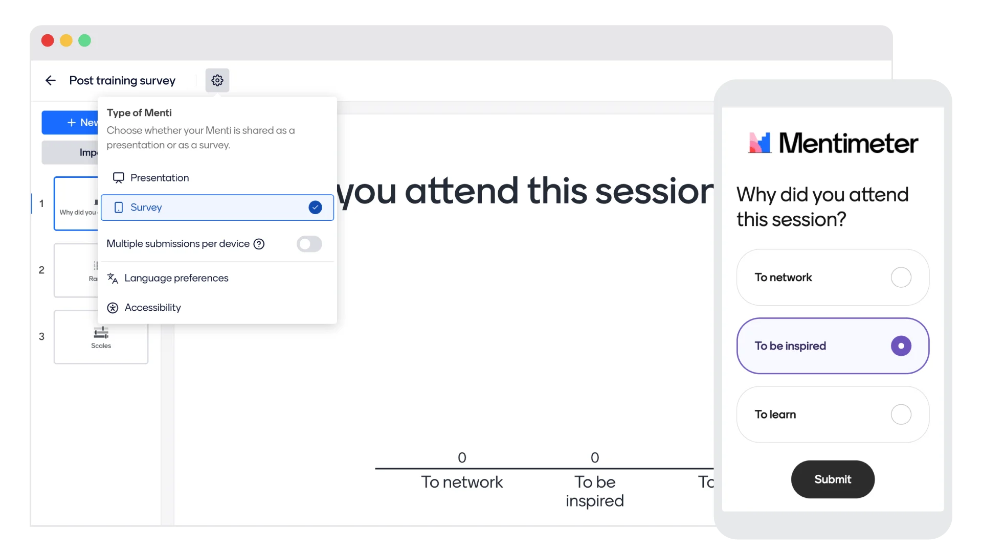 Survey Maker: Create Live Questionnaires for Free - Mentimeter