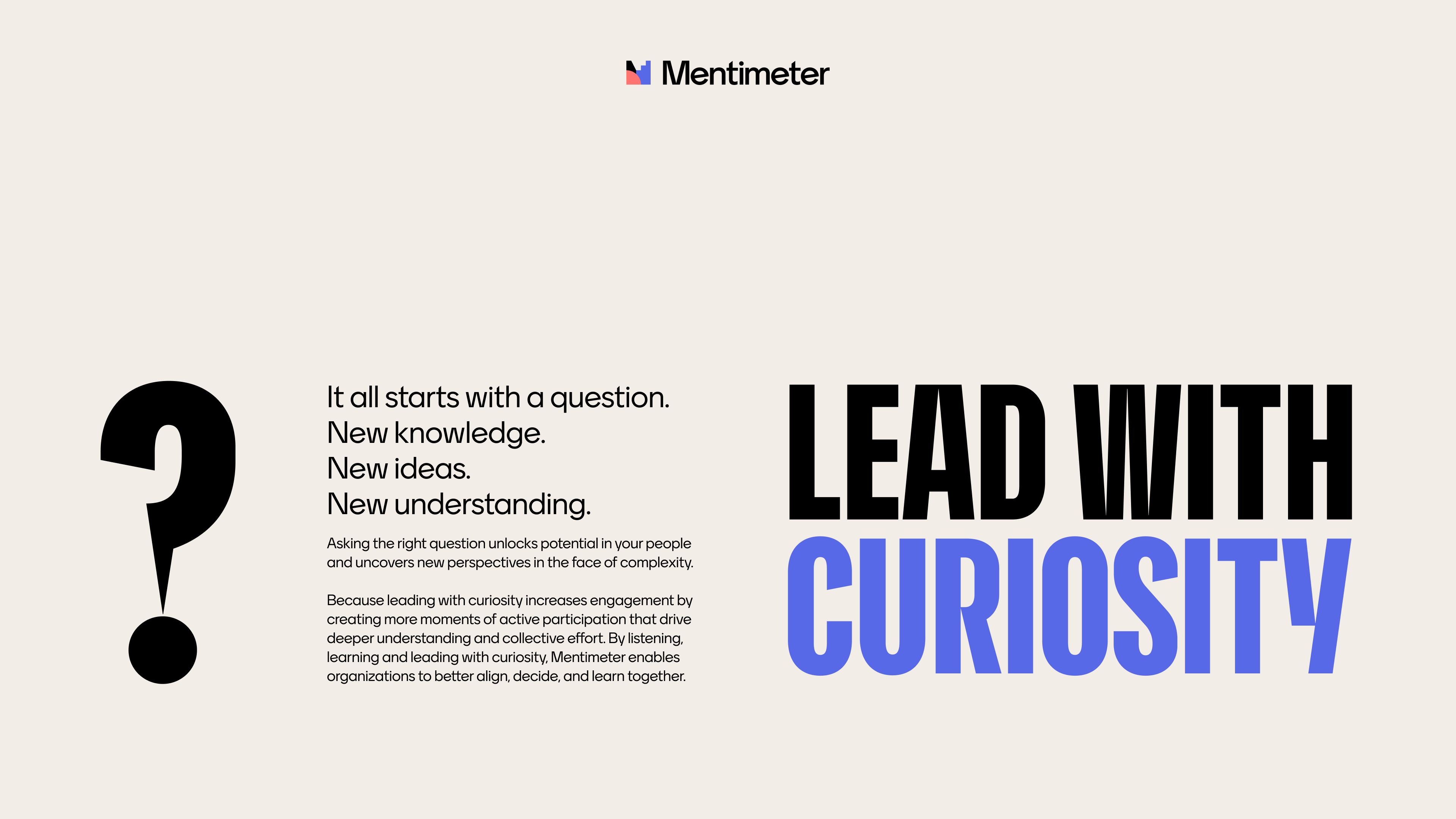 We're getting a new look - Mentimeter