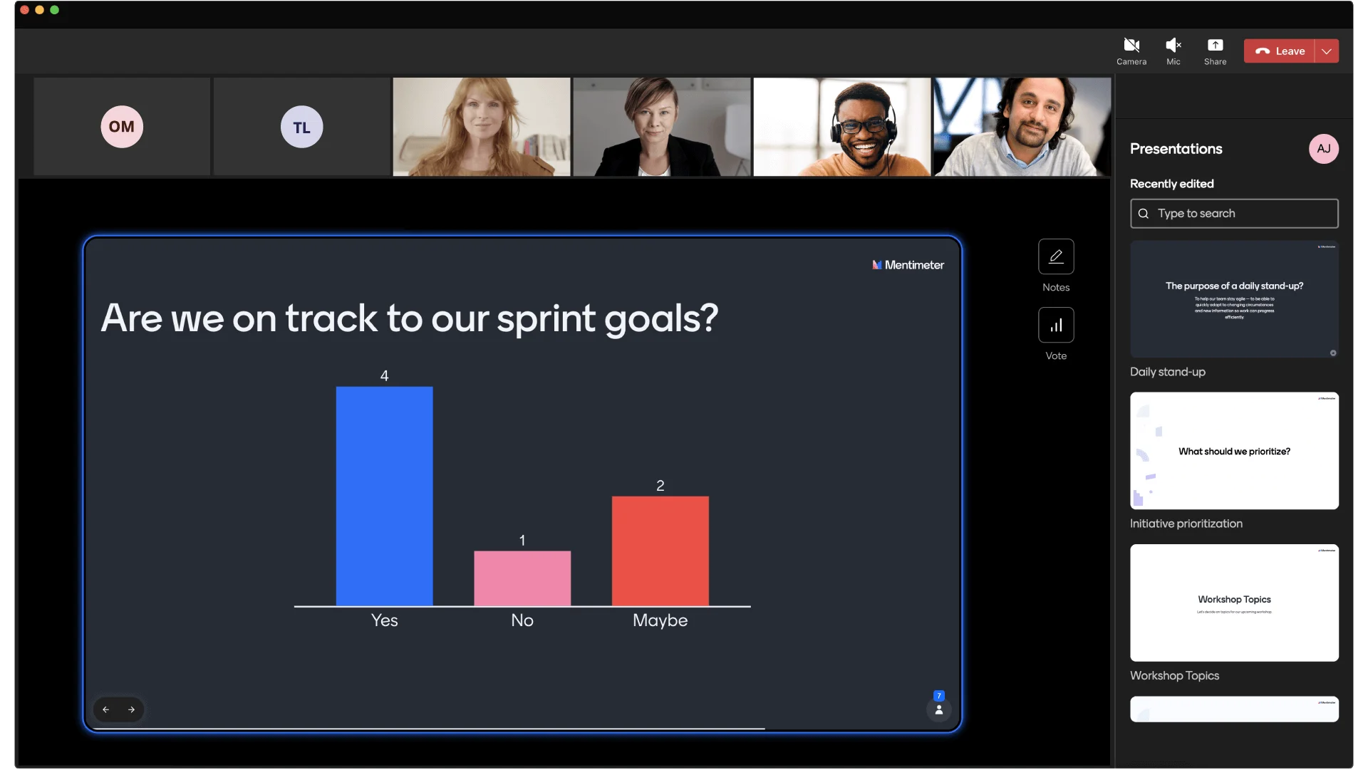 Live Polls, Quizzes and Q&As in Microsoft Teams - Mentimeter