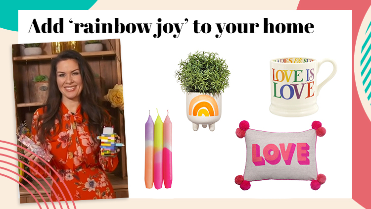 Add some rainbow joy to your home! | This Morning