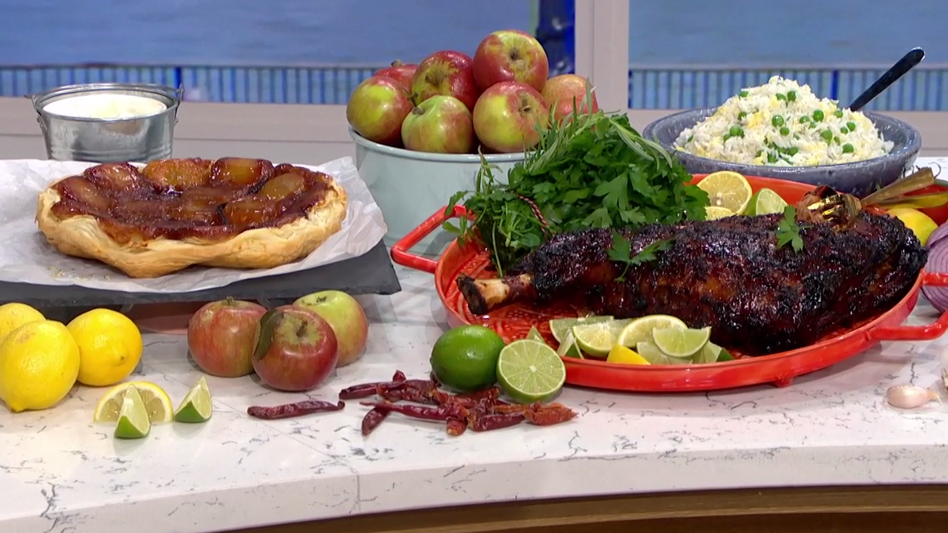 Mike Reid's spiced lamb shoulder and tarte tatin | This Morning
