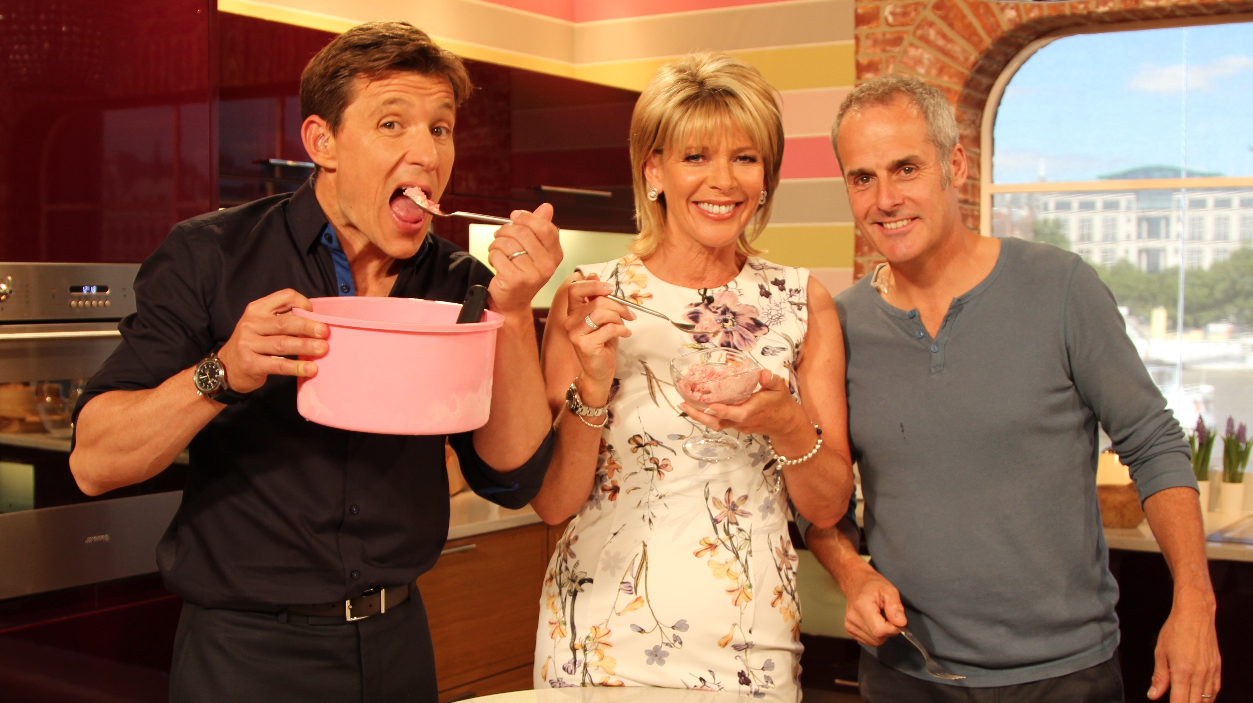 Fruit ripple ice-cream | This Morning