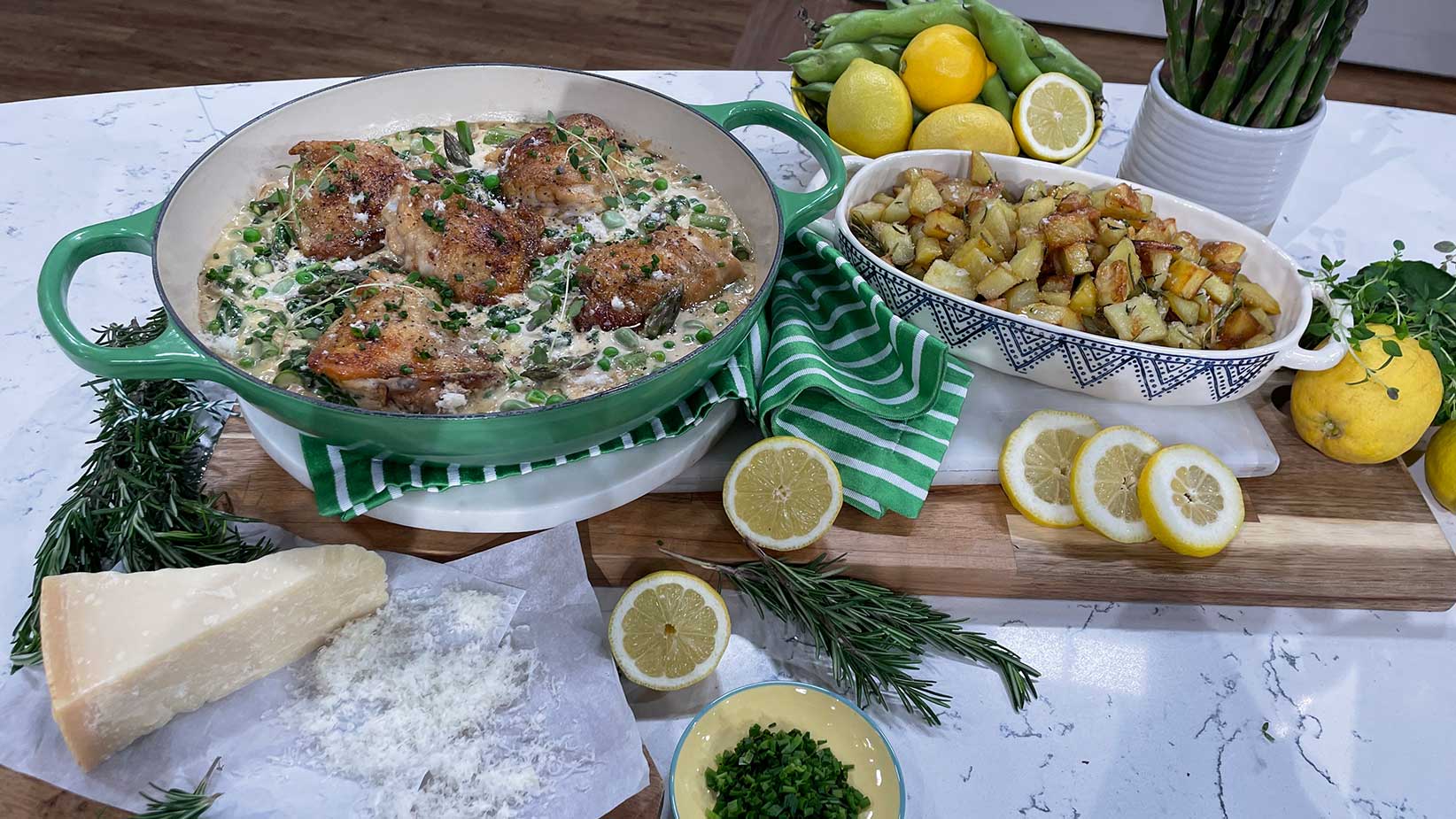 Marcus Bean’s spring chicken traybake | This Morning