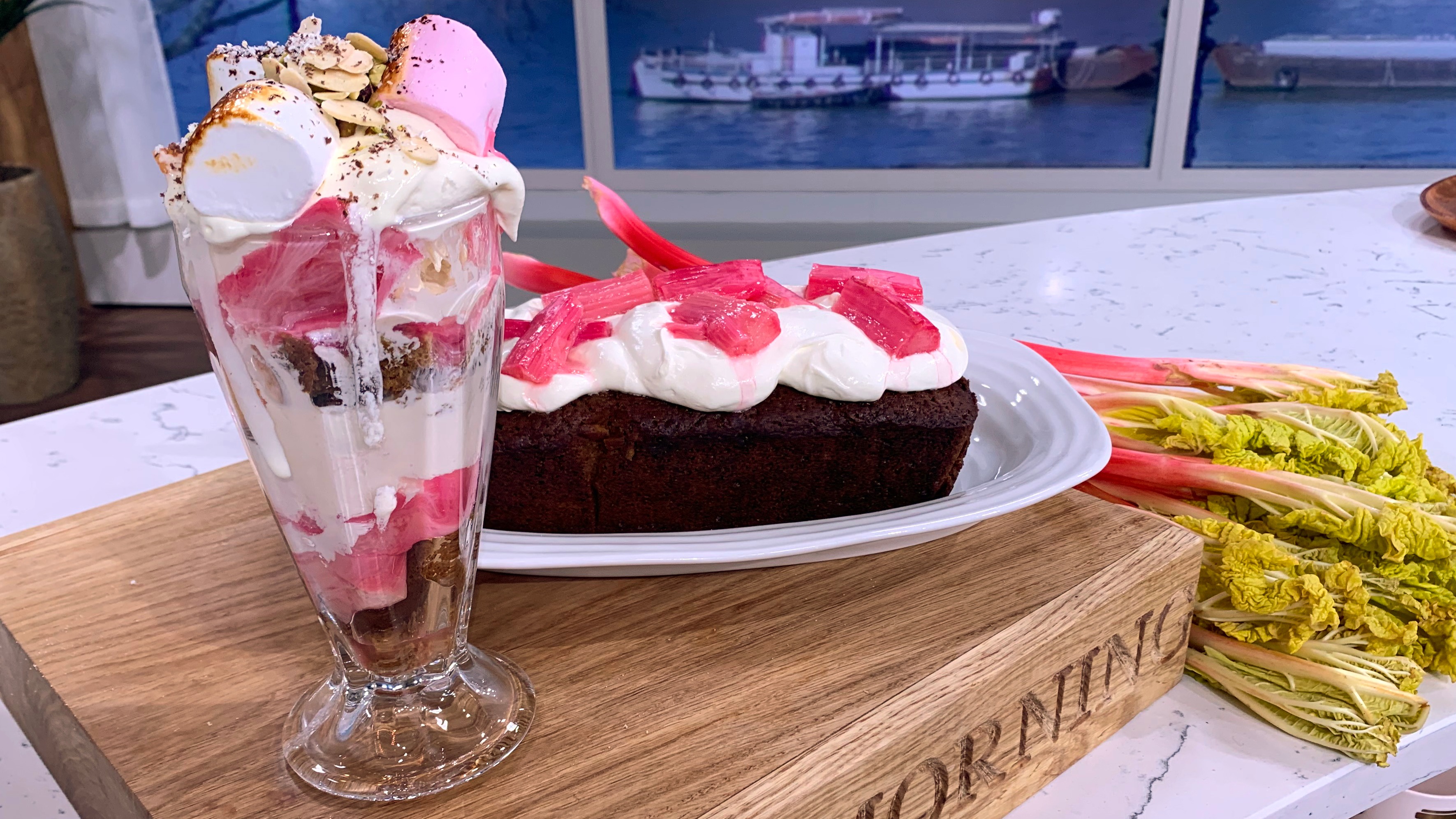James Martin's rhubarb knickerbocker glory | This Morning