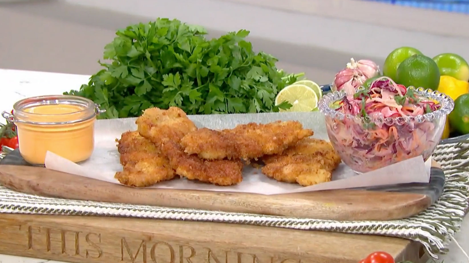 Phil Vickery’s crispy chicken schnitzel | This Morning