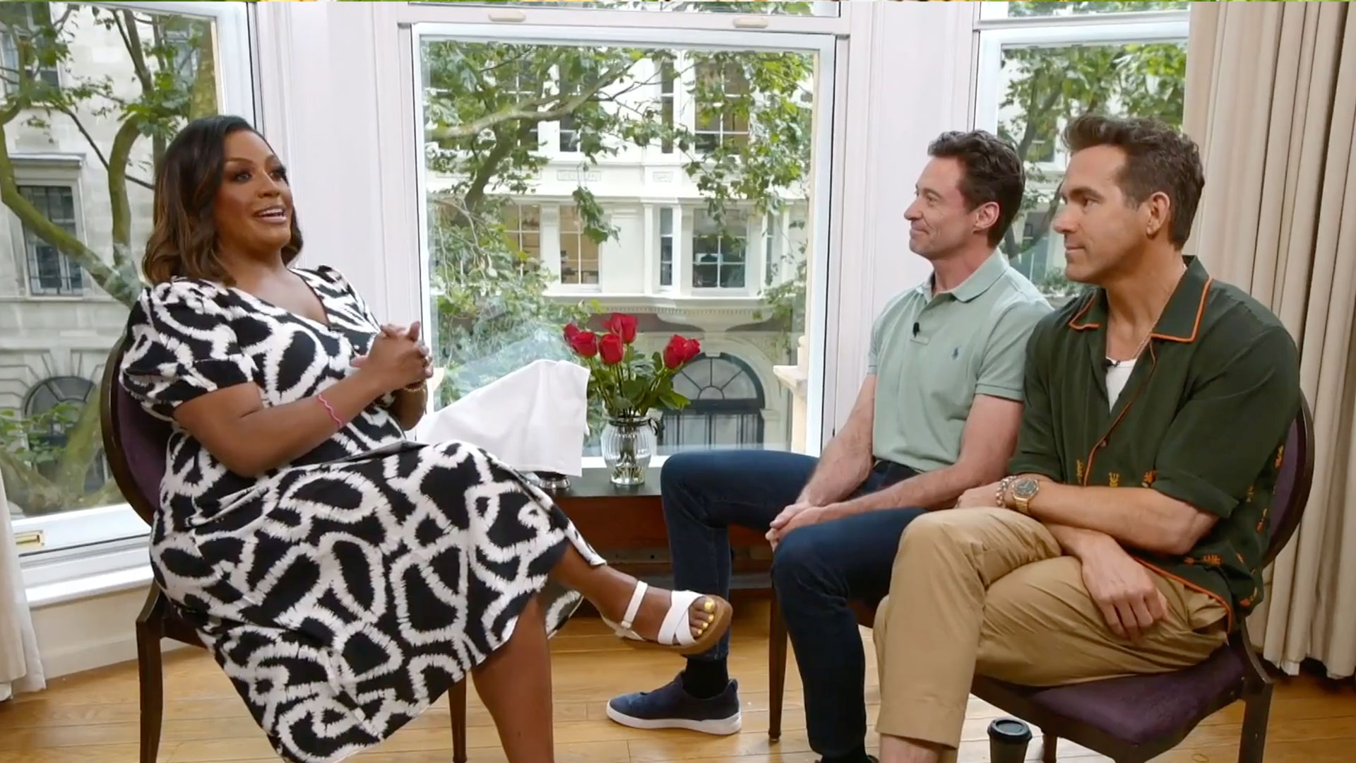 Alison talks Deadpool and Wolverine with Hugh Jackman and Ryan Reynolds ...