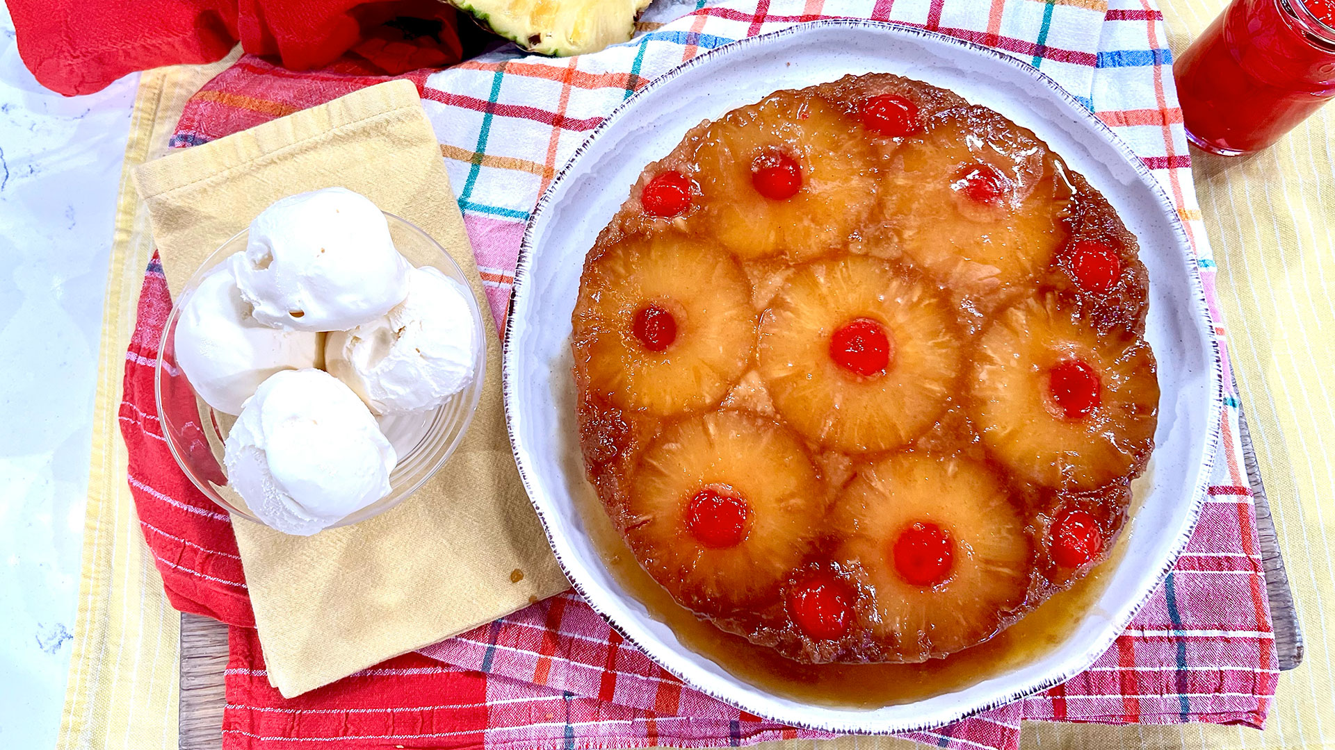 Rustie Lee's retro pineapple upside down cake | This Morning