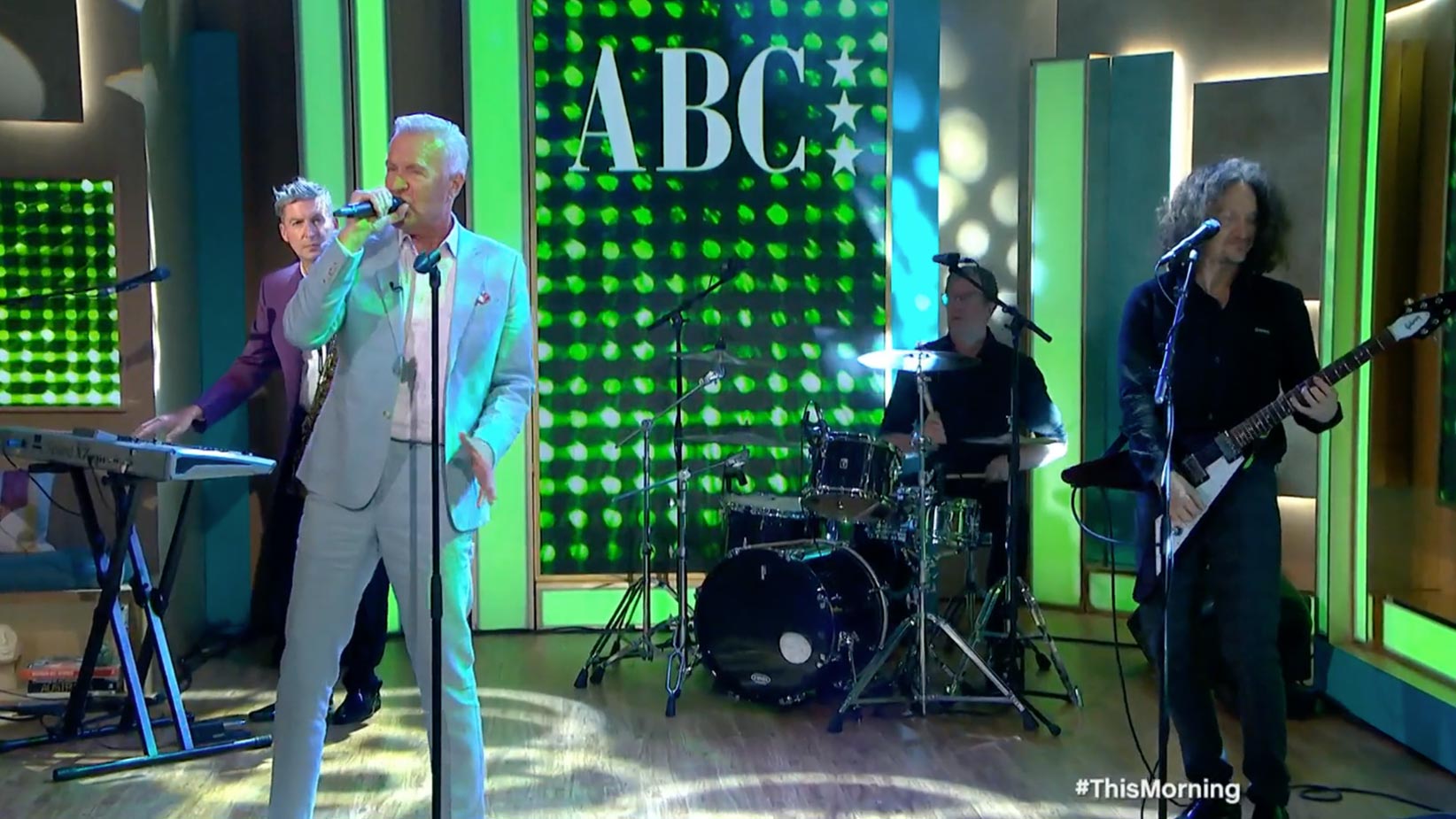 Pop band ABC perform a special version of their smash hit Poison Arrow ...