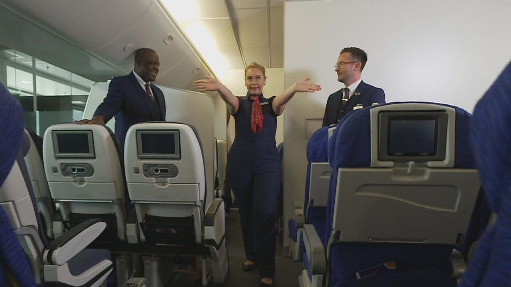 Josie Gibson lands a new job as cabin crew for the day! | This Morning