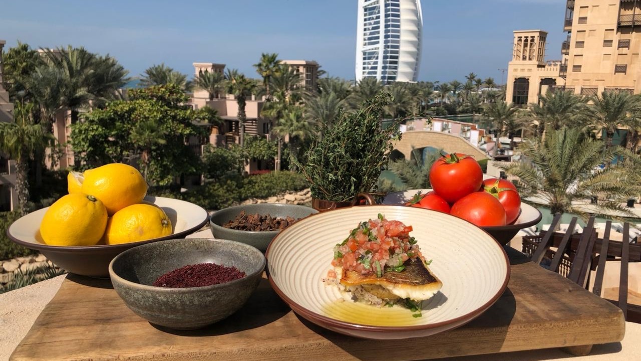 Nick Alvis and Scott Price's sea bream with sumac and crushed crab ...