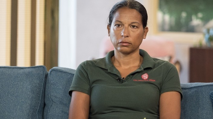 Firefighter Lucy Masoud says her colleagues are 'heartbroken' by ...