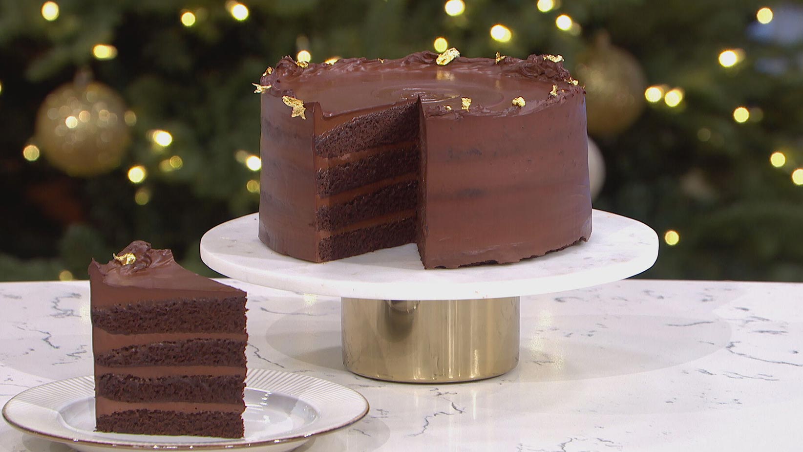 Harrods’ head pastry chef’s perfect chocolate fudge cake | This Morning