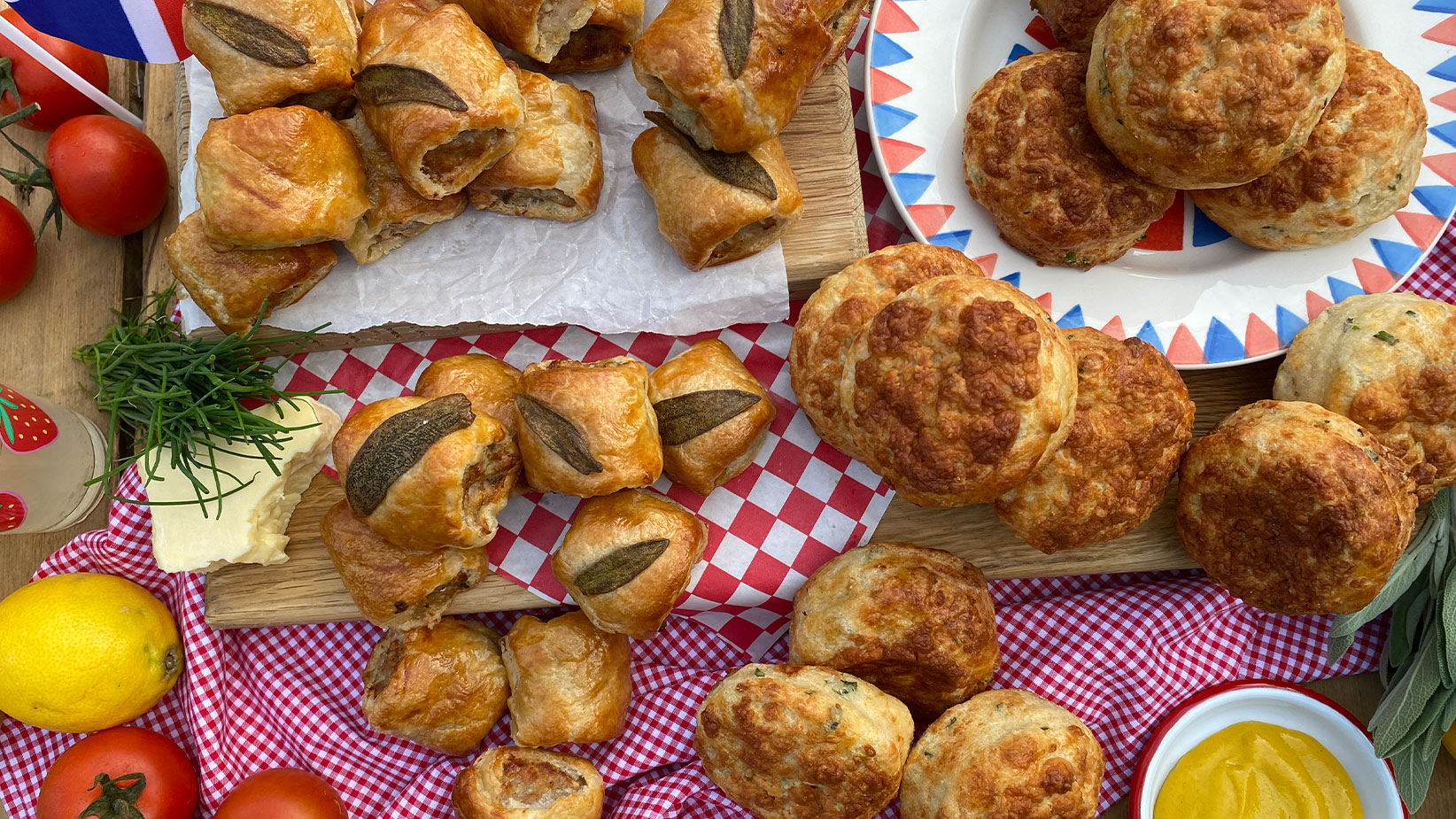 Phil Vickery’s cheddar and chive scones and sage sausage rolls | This ...