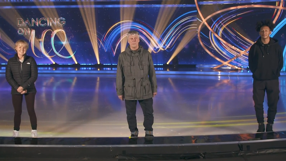 Dancing on Ice's Sally Dynevor, Bez and Kye Whyte, live from the rink ...