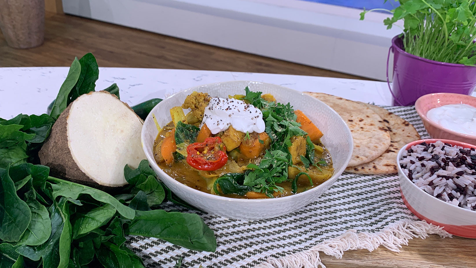 Charlene Ashong’s Caribbean coconut curry | This Morning