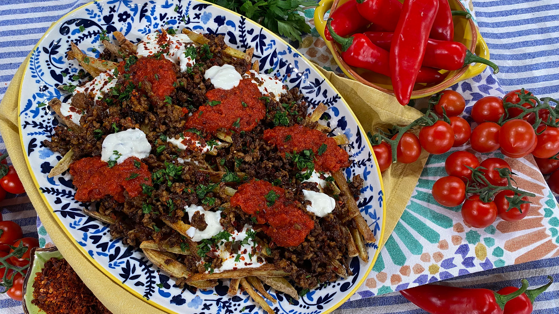Meliz Berg's spiced mince and chips | This Morning