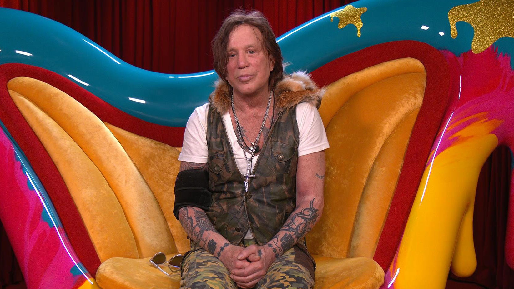 Mickey Rourke kicked out of Celebrity Big Brother for ‘unacceptable ...