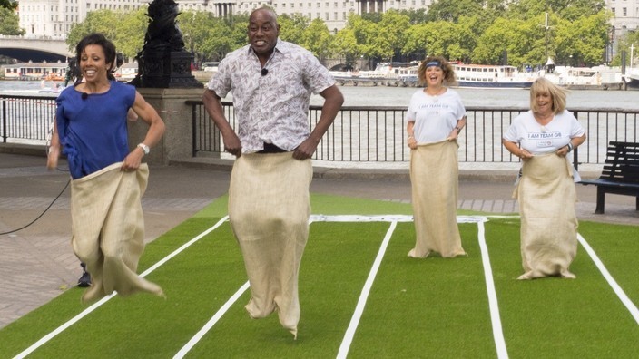 This Morning (friends) vs Loose Women sack race | This Morning