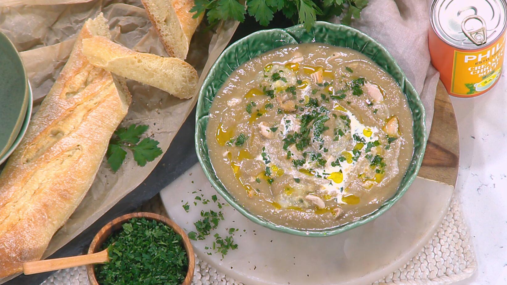 Phil Vickery's classic cream of chicken soup | This Morning