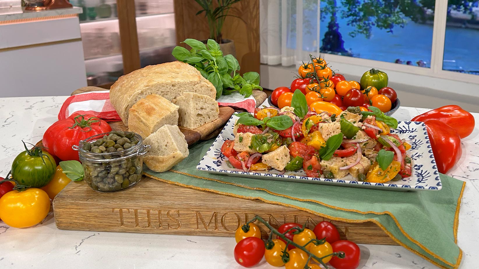 Michela Chiappa's summer italian salad with homemade ciabatta | This ...