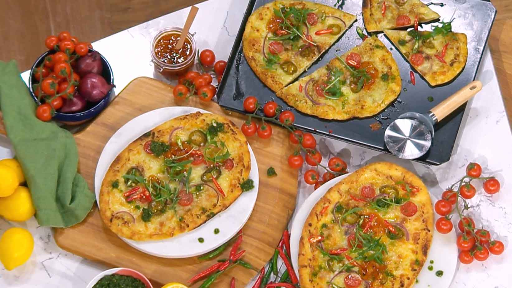 Shivi Ramoutar’s naan bread pizzas | This Morning