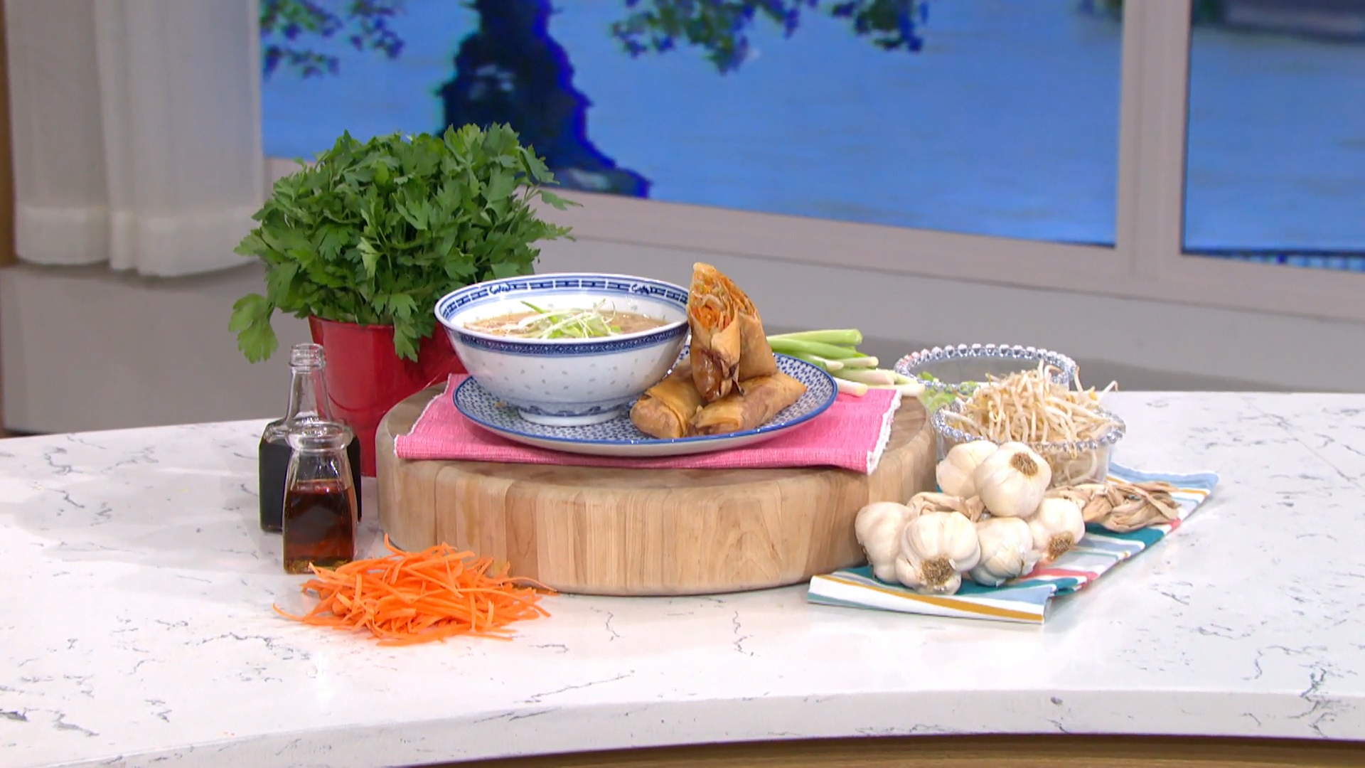 Gok’s chicken and sweetcorn soup with guilt-free spring rolls | This ...