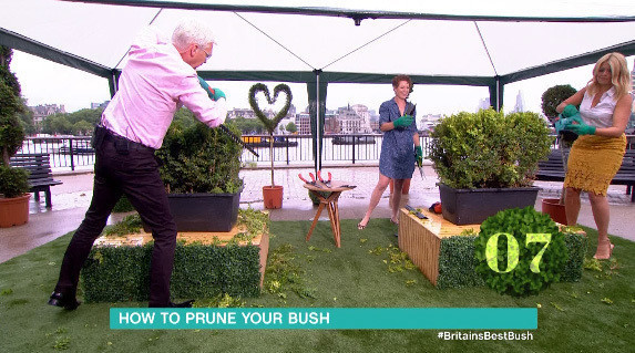 'I don't think I've ever said bush so much in one show' | This Morning