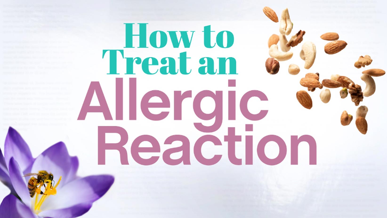 How to treat an allergic reaction | This Morning