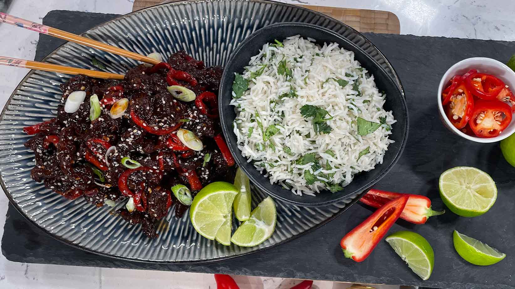 Marcus Bean’s sticky chilli beef | This Morning