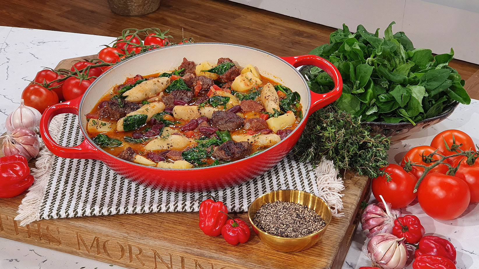 Rustie Lee’s caribbean pepperpot beef stew | This Morning