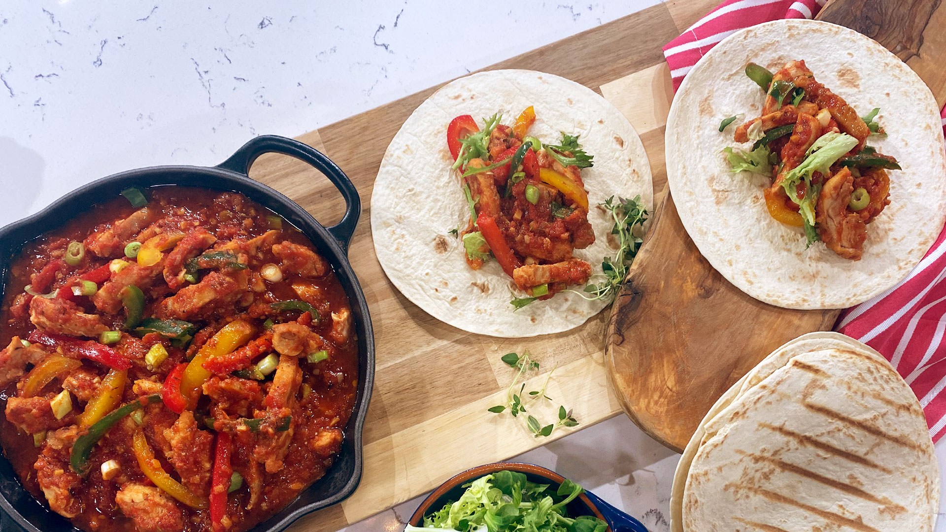 Rustie Lee's sizzling chicken supper | This Morning