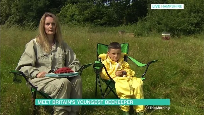 Meet Britain's youngest beekeper ? | This Morning