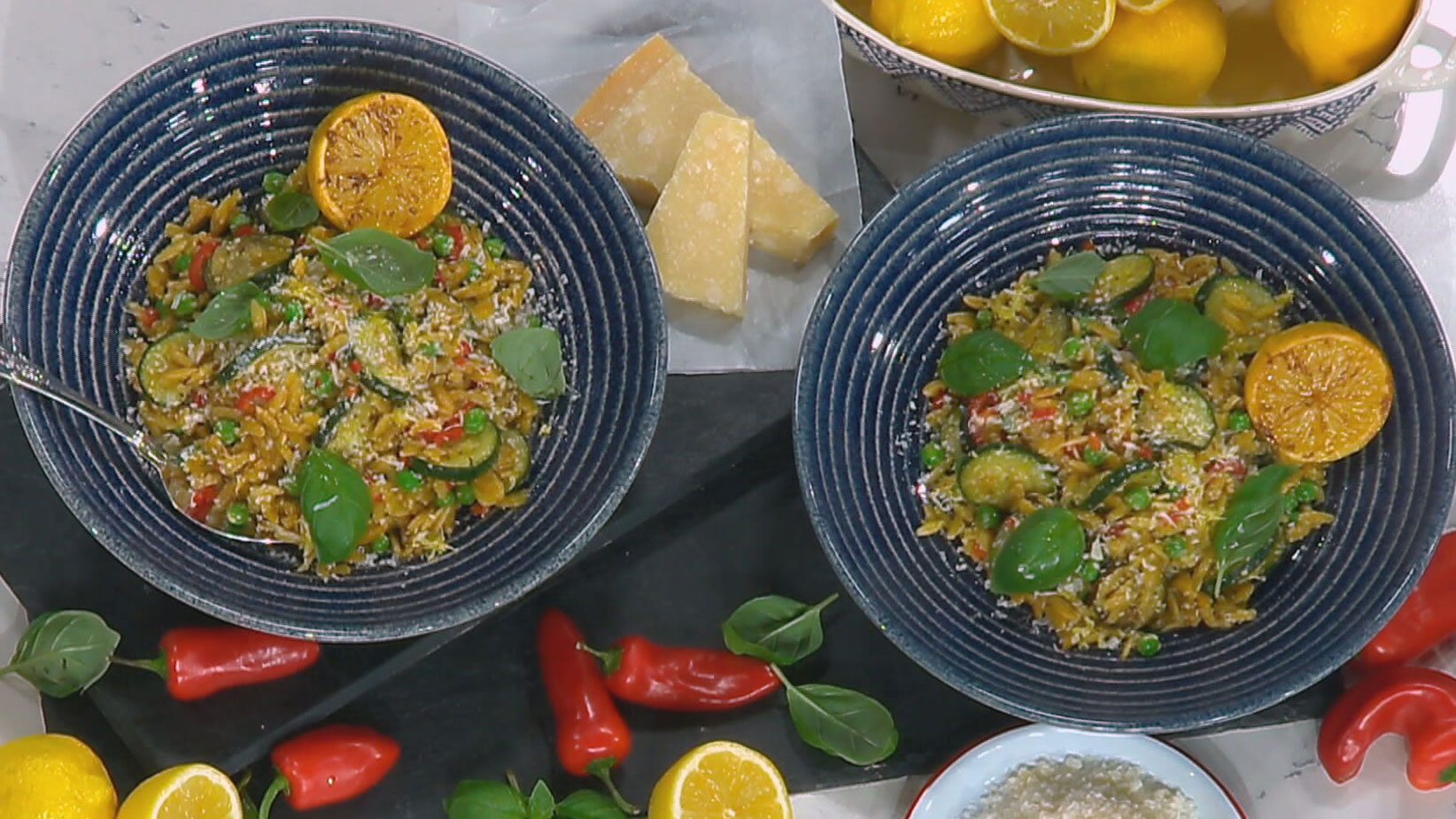Sam Holland's pea & courgette pasta | This Morning