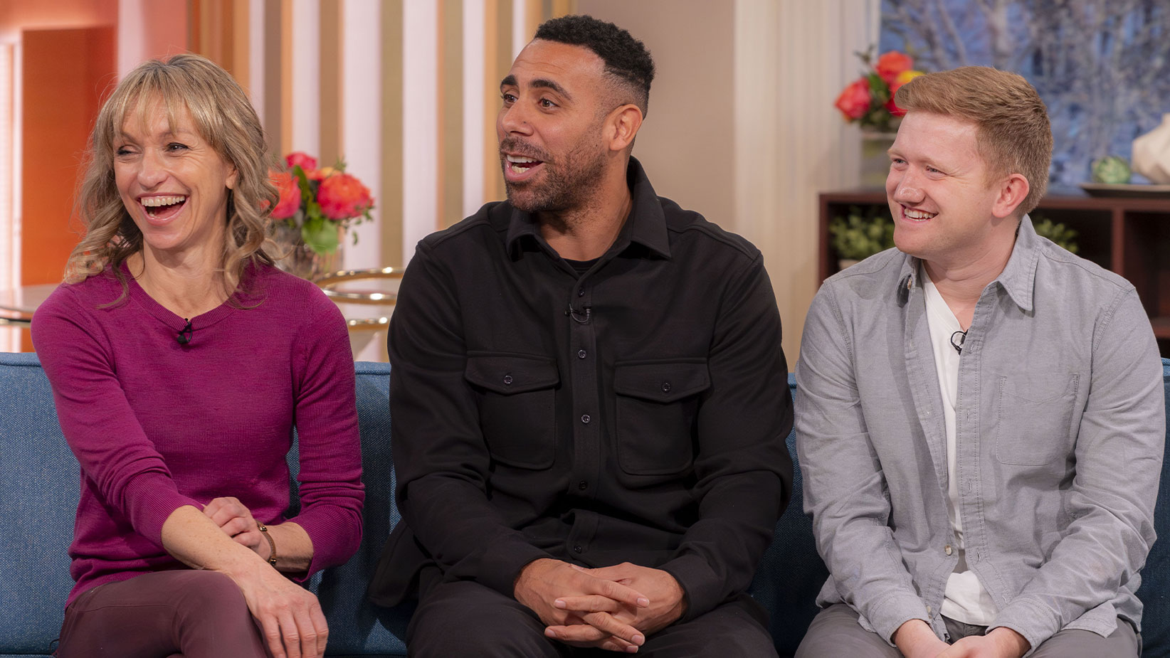 Dancing On Ice finalists Anton Ferdinand, Sam Aston, and Michaela ...
