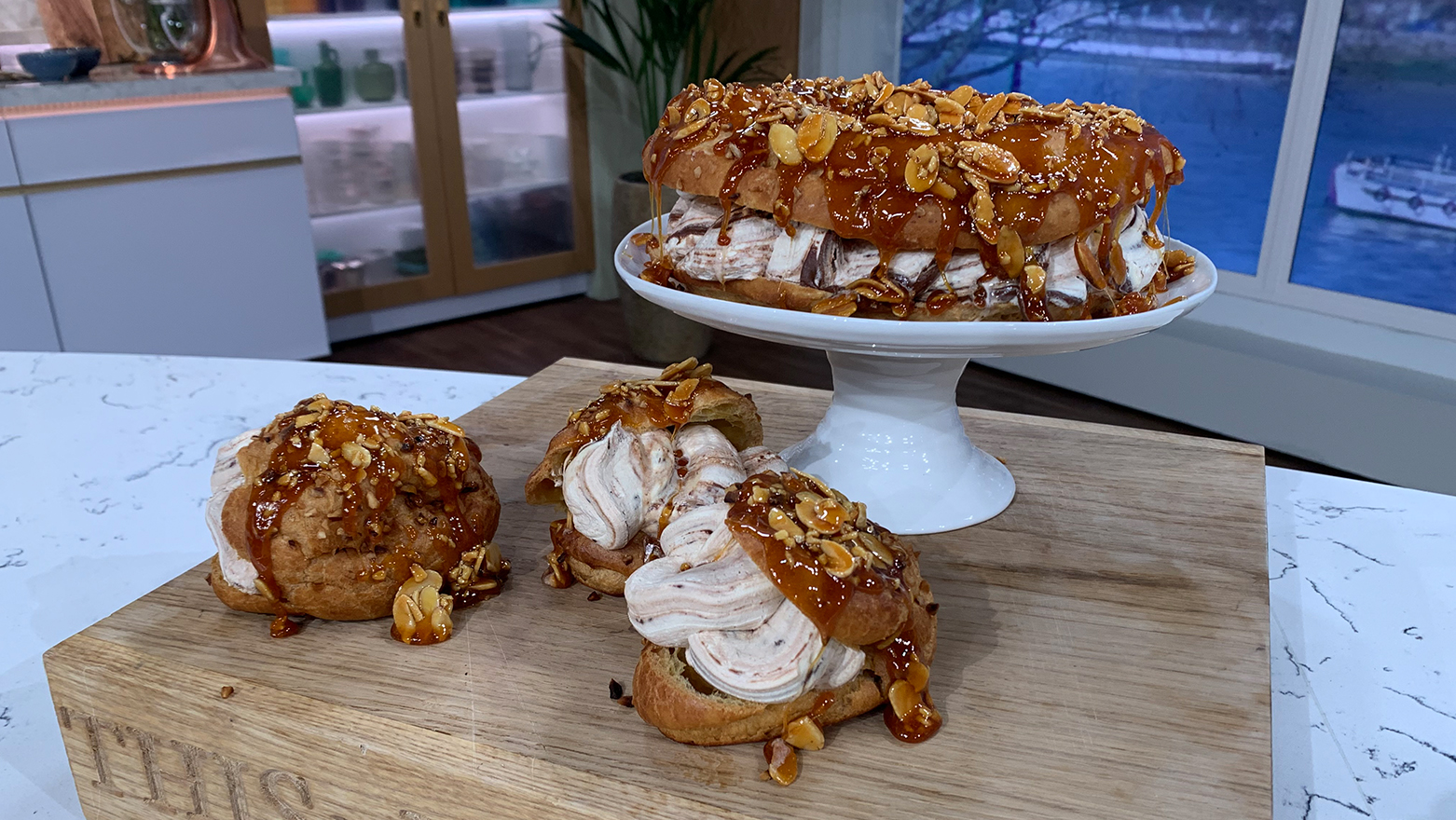James Martin's chocolate and hazelnut choux buns | This Morning