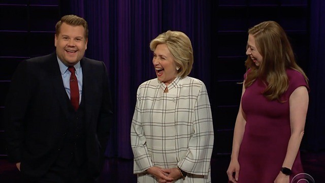 Hillary and Chelsea Clinton meet James Corden | This Morning