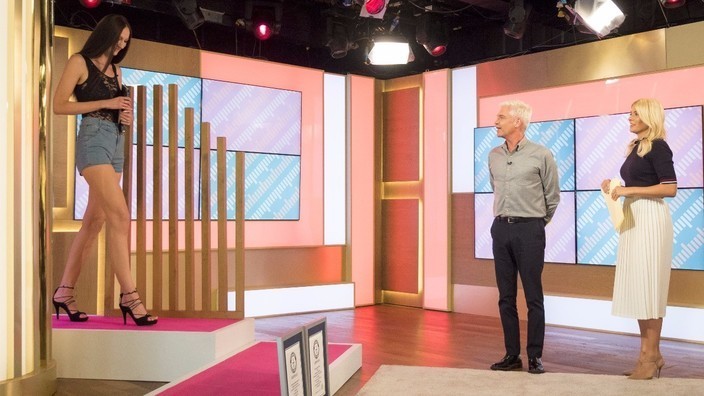 Meet the woman with the longest legs in the world | This Morning