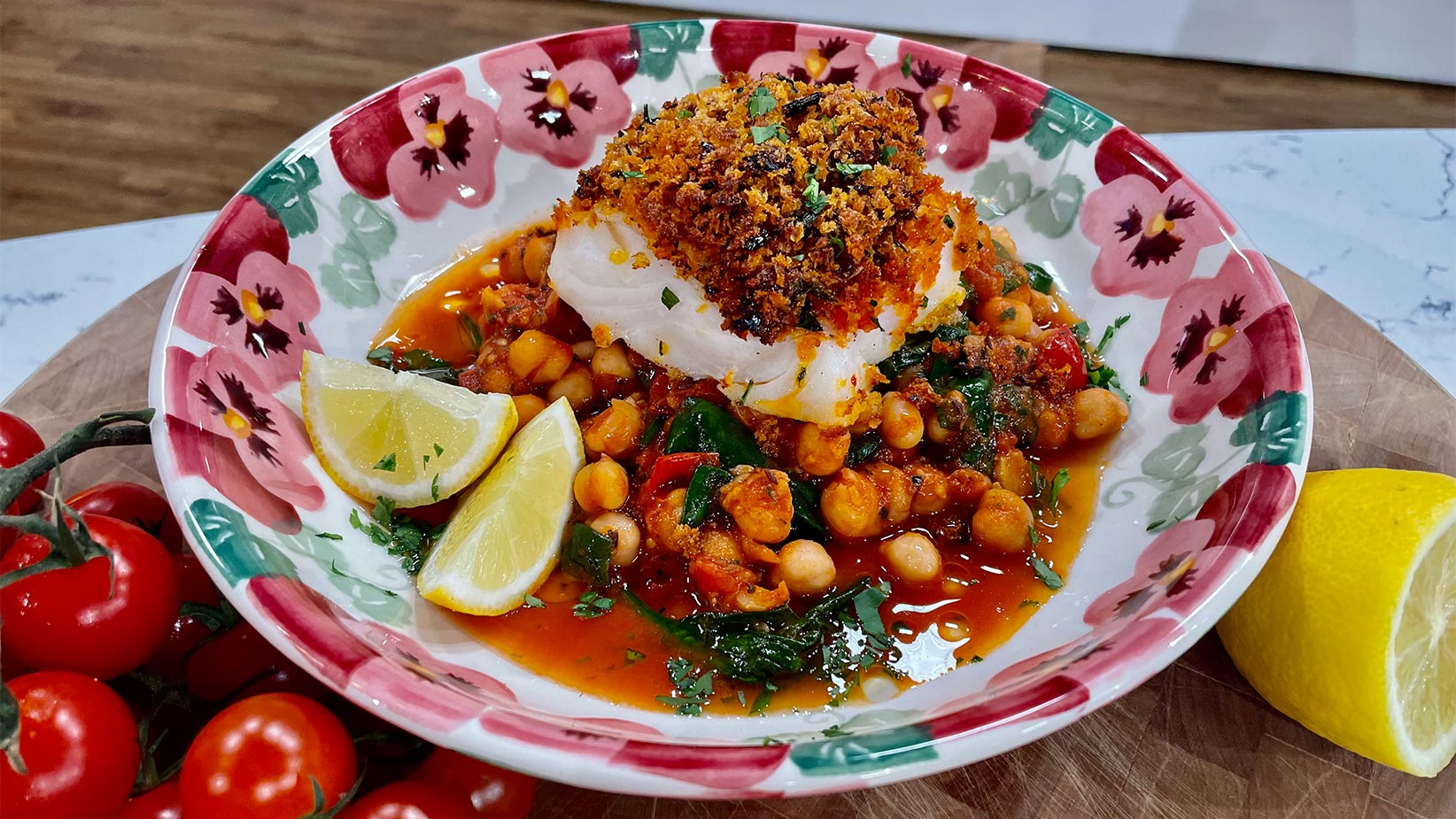 Ainsley’s Harriot's harissa crusted cod | This Morning