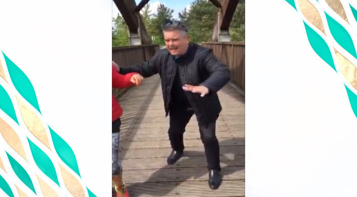 From bridge crawler... to top of the world! | This Morning