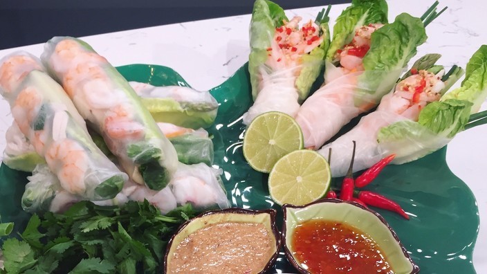 Ching's healthy Vietnamese spring rolls | This Morning