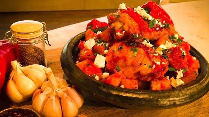 Fafa's roasted pepper and chicken bake | This Morning