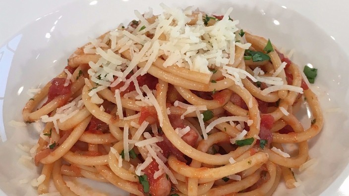 Bucatini Amatriciana - Gino's traditional Roman pasta | This Morning