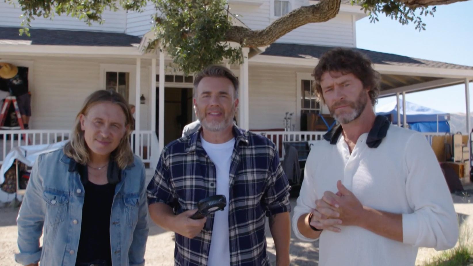 An exclusive look behind the scenes of Take That's new music video ...