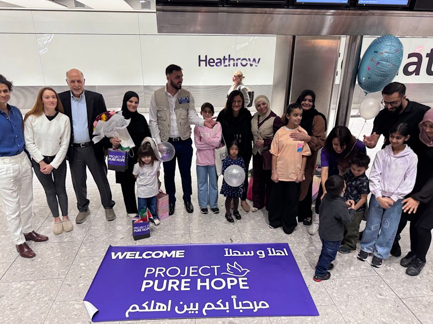 Project Pure Hope offers a lifeline to children in Gaza | Virgin