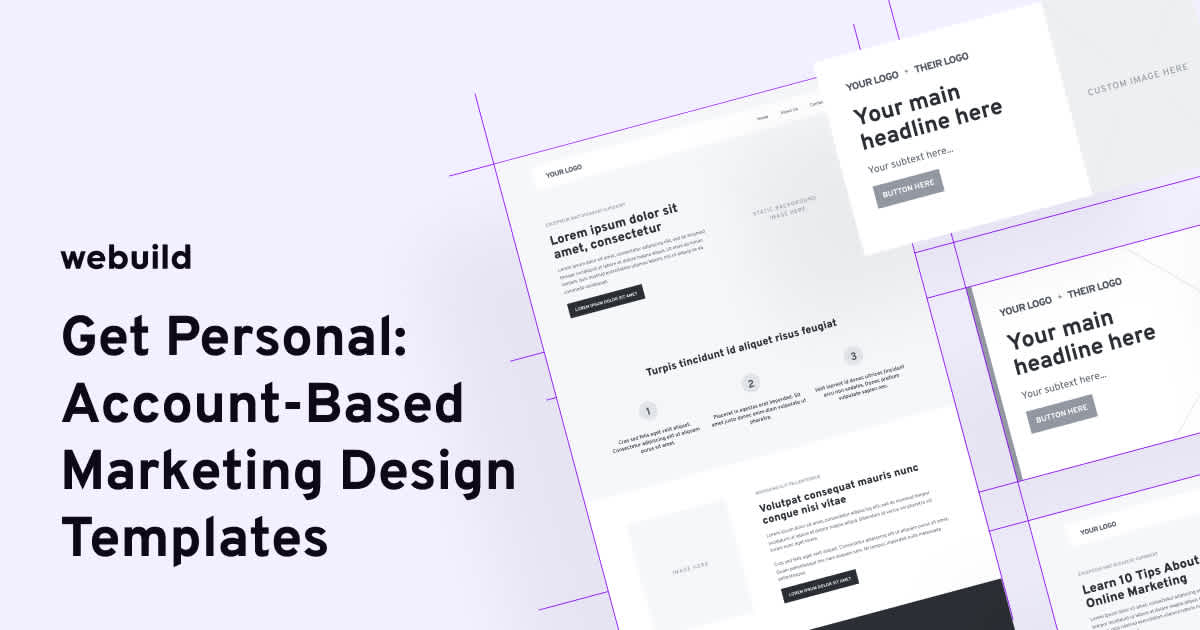 How to Use Account-Based Marketing Design Templates | webuild - product ...